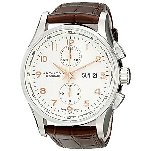 Hamilton Men's H32766513 Jazzmaster Analog Display Automatic Self Wind Brown Watch