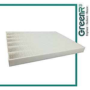 GreenR3 Air Purifier True HEPA Air Filter + 4 Replacement Carbon Filters for Winix 115115 fits 5300 6300 5300-2 6300-2 P300 C535 5000b 5000 5500 9000 Plasma Wave WAC5300 WAC5500 WAC6300 and more