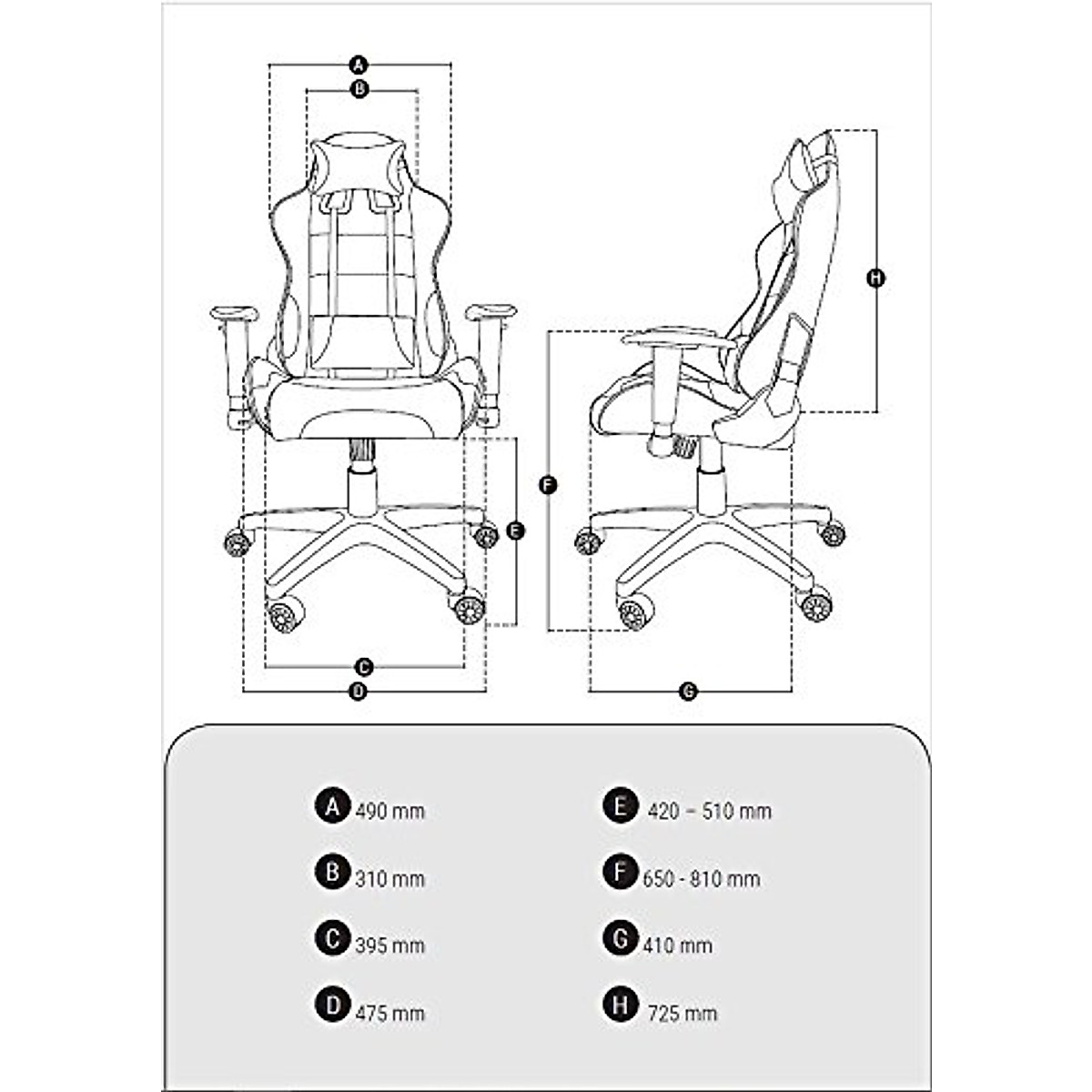 Arozzi Verona Junior Gaming Chair for Kids with High Backrest, Recliner, Swivel, Tilt, Rocker and Seat Height Adjustment, Lumbar and Headrest Pillows Included - Blue