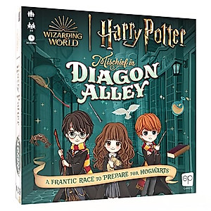 Harry Potter Mischief in Diagon Alley | Quick-Rolling Family Dice Game | Artwork Inspired by Harry Potter | Perfect Kids & Family Board Game | Officially-Licensed Harry Potter Game & Merchandise