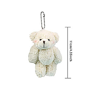 SINRWROD Kawaii Backpack with Bear Plush Pin, Aesthetic Backpack Japanese School Handbag Ita Bag, Back to School Backpack One Size