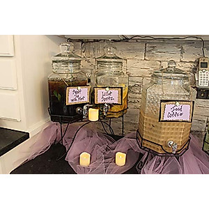 EcoGecko Set of 12 Real Wax LED Votive Candles, Premium Quality Flameless Candles with Timer -Votive Size, Battery Candle Set, Flickers Realistically. D 2 X H 2 Inches