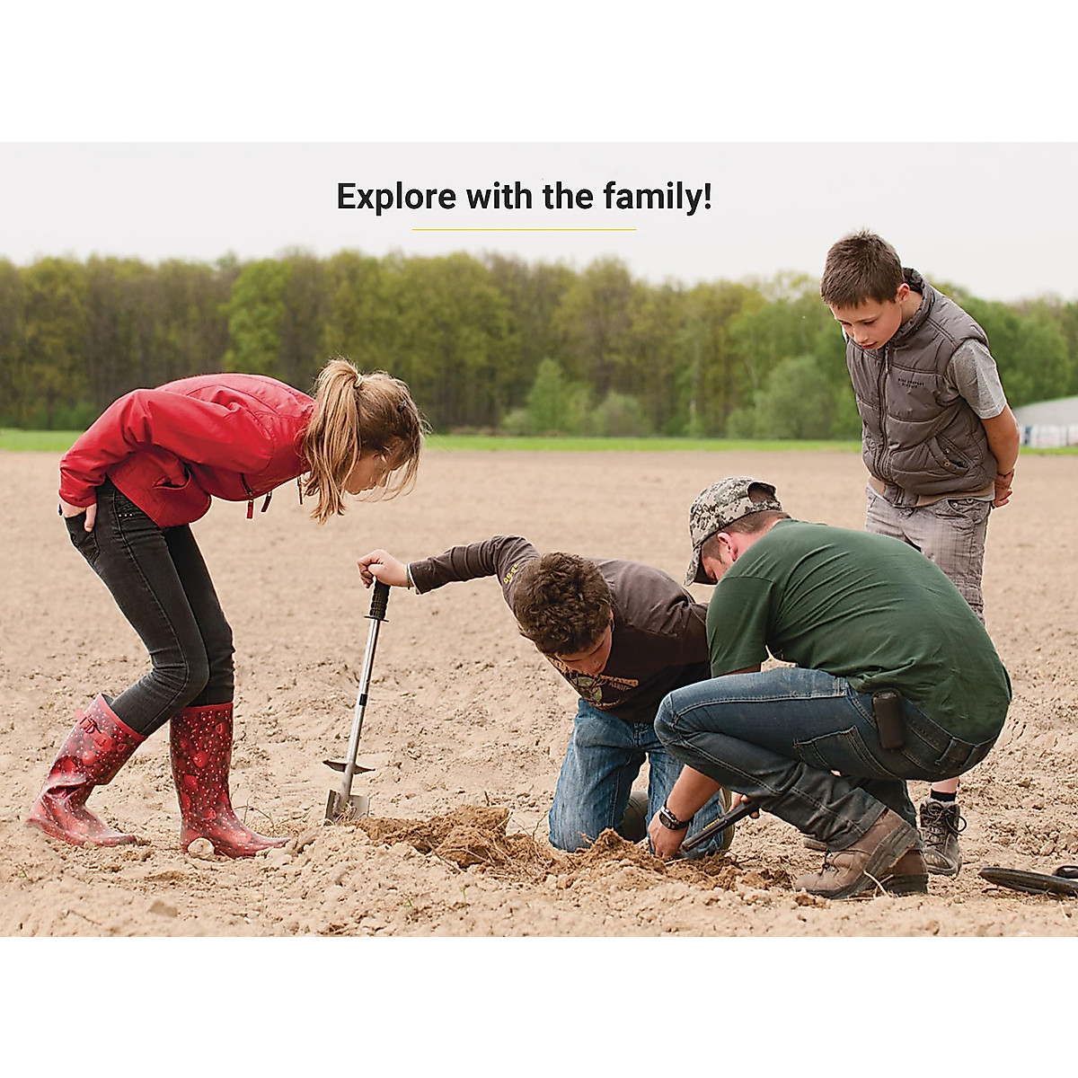 Garrett ACE 150 Metal Detector for Adults and Kids, Made in USA, Waterproof Search Coil