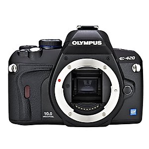 Olympus Evolt E420 10MP Digital SLR Camera (Body Only)