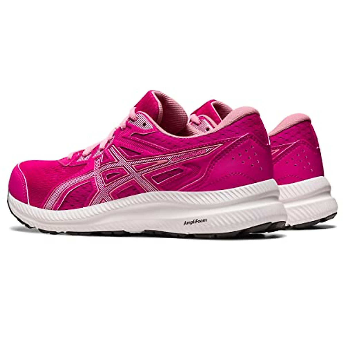ASICS Women's Gel-Contend 8 Running Shoes, 8, Pink Rave/Pure Silver