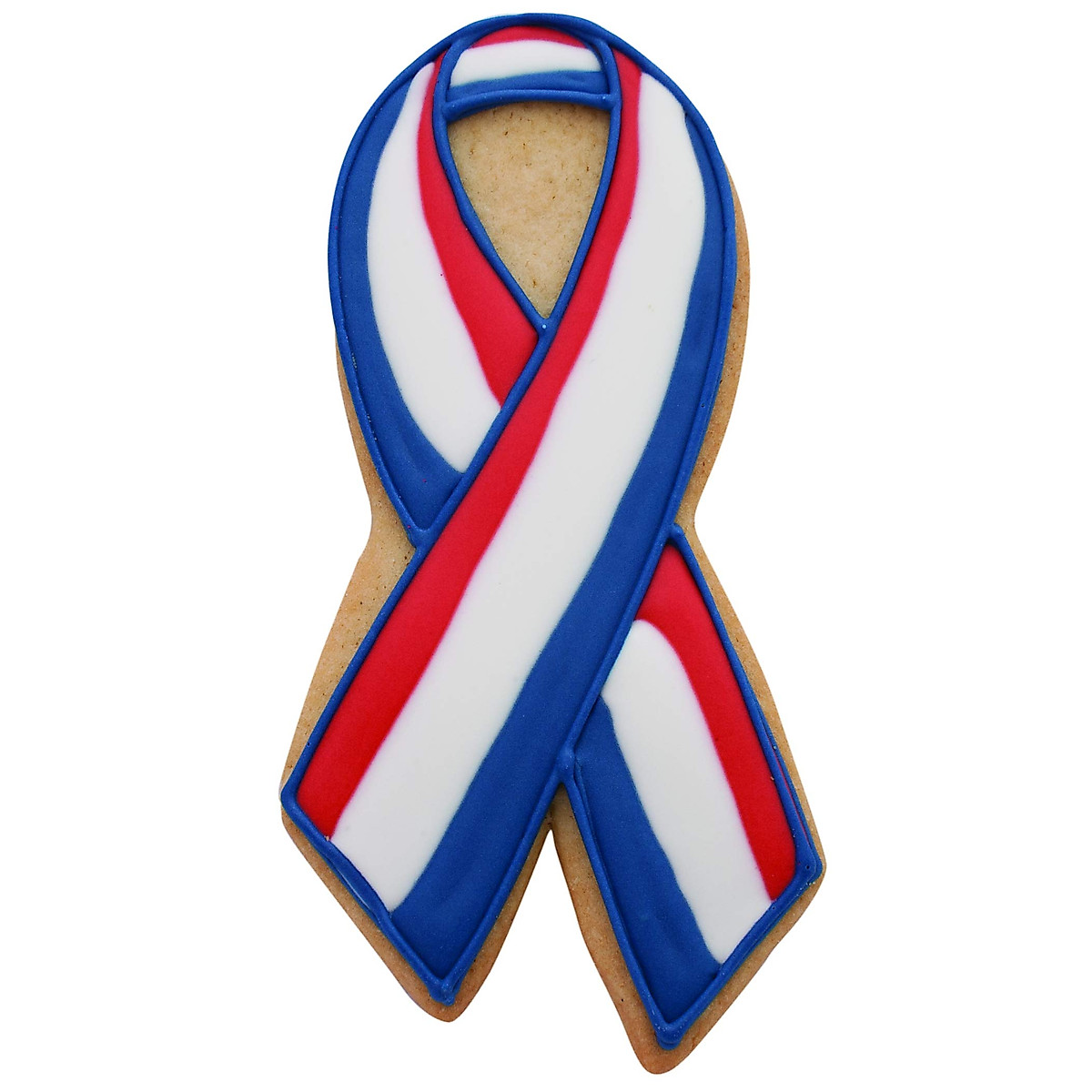 Awareness Ribbon Cookie Cutter Breast Cancer Awarenes 4" Made in USA by Ann Clark