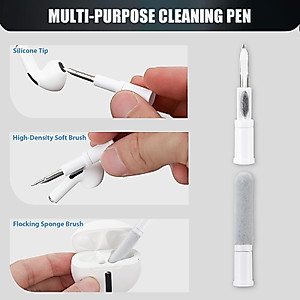 iPhone Cleaner Kit, Multi-Function Cleaning Repair Kit with Soft Brush for Airpod, Cleaner Kit for Phone Charging Port & Speaker, Charger Cables, Headphones, Watch, iPhone, iPad, Camera