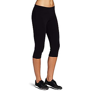 Spalding Women's Essential Capri Legging, Black, X-Large