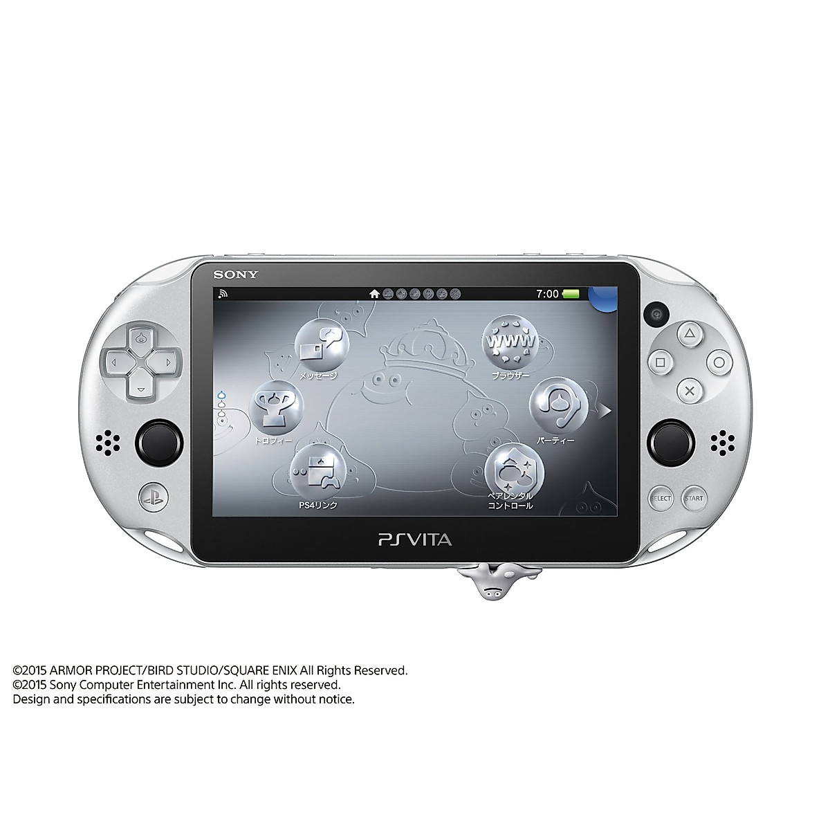 PlayStation Vita Dragon Quest Metal Slime Edition ("Dragon Quest Builders" included) Japan Import