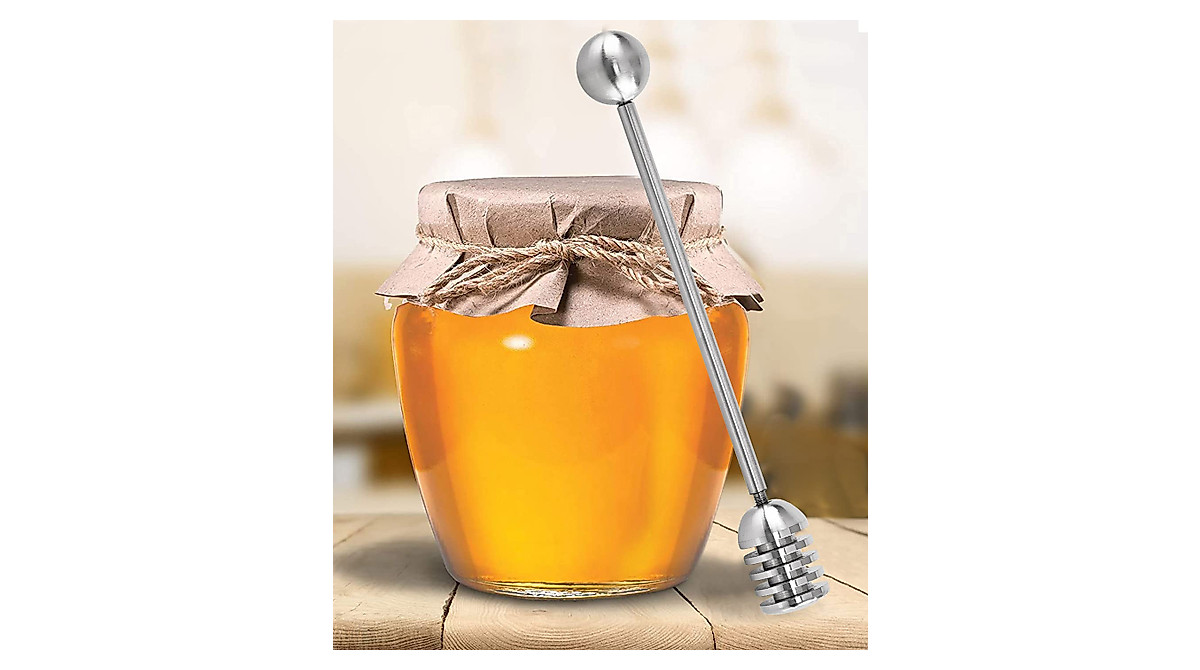 HOME-X Stainless Steel Honey Dipper Wand - Versatile Tool