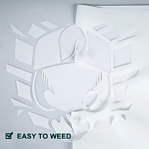 FUNKAKA Glow in The Dark Heat Transfer Vinyl Roll, 12" x 10ft Luminous Blue Iron on Vinyl for All Cutter Machine, Glow in The Dark HTV Vinyl for T-Shirts Easy to Cut & Weed for Heat Vinyl DIY Design