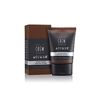 American Crew After Shave Lotion for Men, Cooling Dual Action Lotion, 3.3 Fl Oz