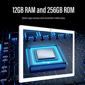 DAUERHAFT 2-in-1 Tablet, US Plug 100‑240V Front 8MP Rear 20MP 4GLTE 5G Dual WiFi 8 Core Tablet Computer with Keyboard and Mouse for Travel (#1)