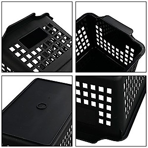 Begale Plastic Storage Basket/Bins Organizer, Set of 6