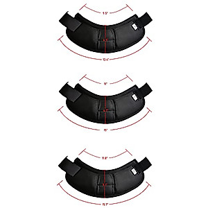 LEAFOREST 2520D Horse Bell Boots No-Turn Horse Bell Boots, Equine Ballistic Hoof Overreach Bell Boots Purple L