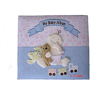 Baby Brag Book Photo Album-120 4 X 6 Photos - Keepsake Memory Photo Book for Baby First Year Babybook