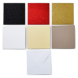 Cricut Insert Cards S40, Create Depth-Filled Birthday Cards, Thank You Cards, Custom Greeting Cards at Home, Compatible with Cricut Joy/Maker/Explore Machines, Glitz and Glam Sampler (35 ct)