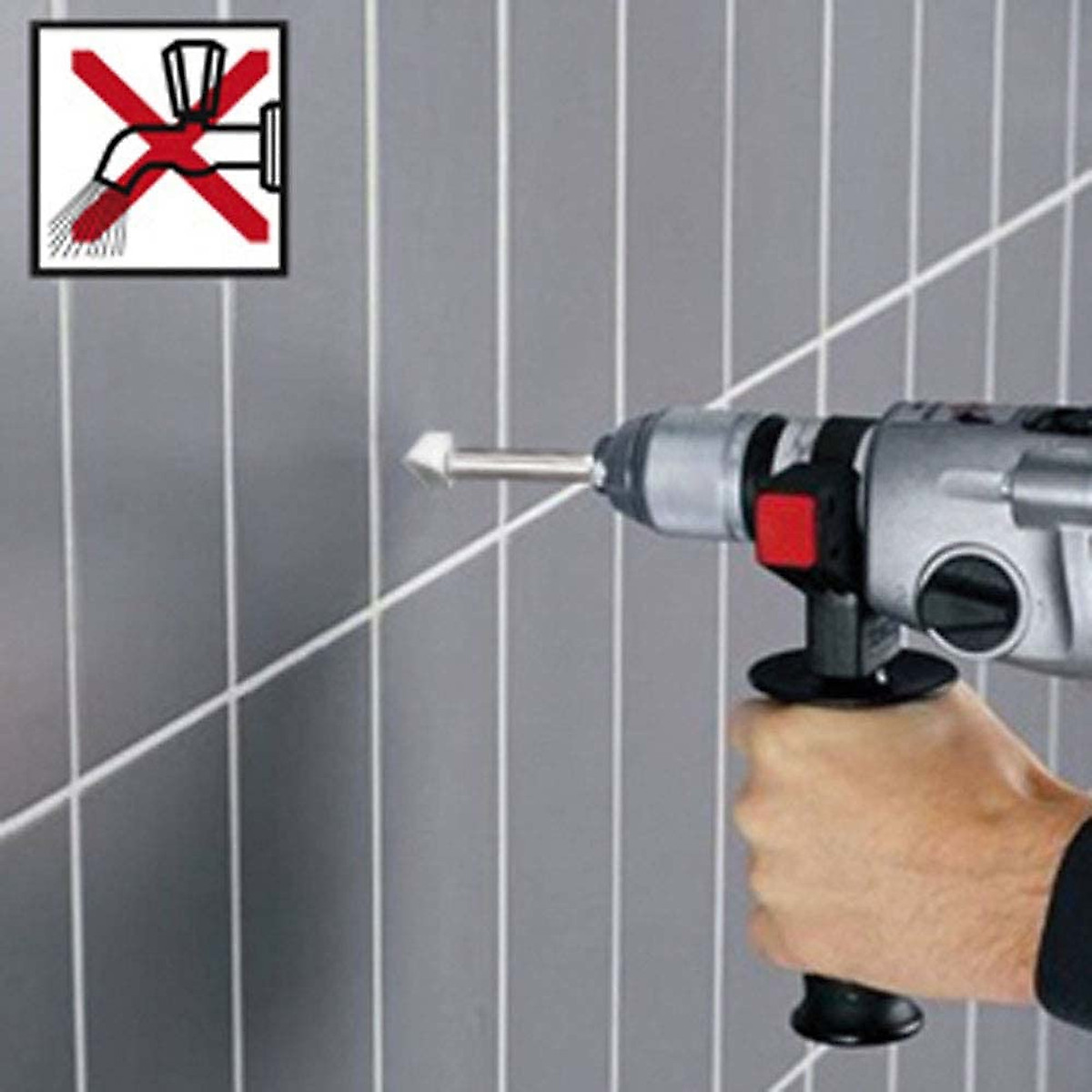 Bosch Professional 2608587166 CYL-9 Ceramic Tile Drill bit, Silver, 12 mm