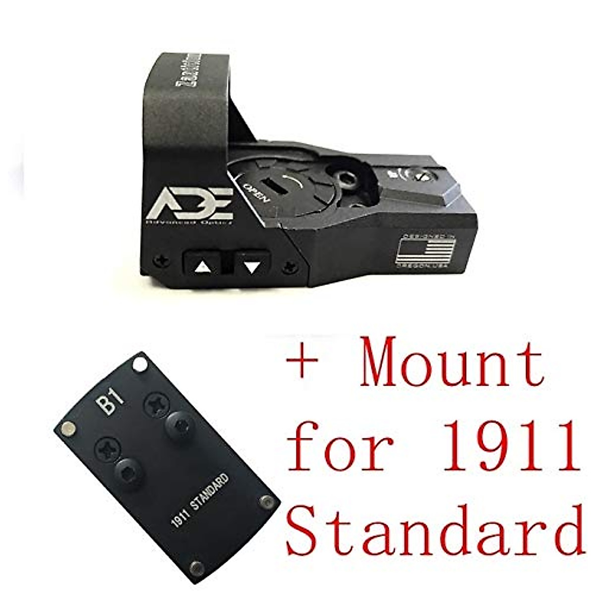 Ade Advanced Optics Zantitium RD3-015 Red Dot Reflex Sight for Colt 1911 Standard Pistol