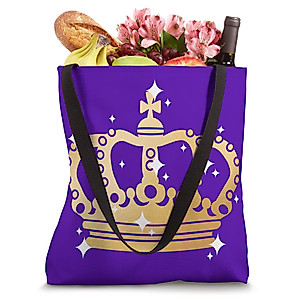 Queen King Royal Crown Tote Bag