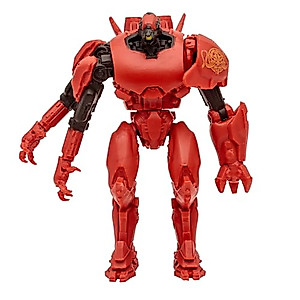 Pacific Rim McFarlane Toys Crimson Typhoon (Jaeger) 4" Scale Figure Playset with Comic