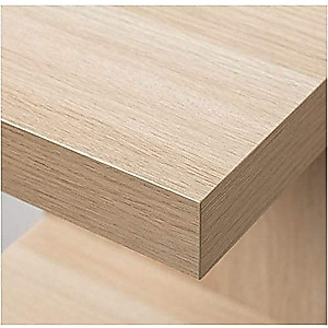 Lack IKEA Wall Shelf Unit,White Stained Oak Effect: Looks Like Wood [12" x 75"]