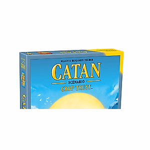 CATAN Crop Trust Scenario for CATAN Board Game (Base Game) | Family Board Game | Adventure Board Game | Ages 10+ | for 3 to 4 Players | Average Playtime 60 Minutes | Made by Catan Studio