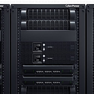 CyberPower OR2200PFCRT2U PFC Sinewave UPS System, 2000VA/1540W, 8 Outlets, AVR, 2U Rack/Tower