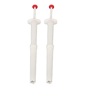 2pcs Pickle Picker Stainless Steel Plastic Pickle Pickle Fork for Olives Peppers Fruits Stainless Steel and Plastic Pickle Stainless Steel Cocktail Forks Pickle Grabber Pickle