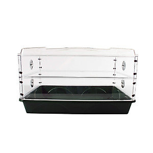 EarlyGrow 93807 Domed Propagator, 2 Height Extenders, Green