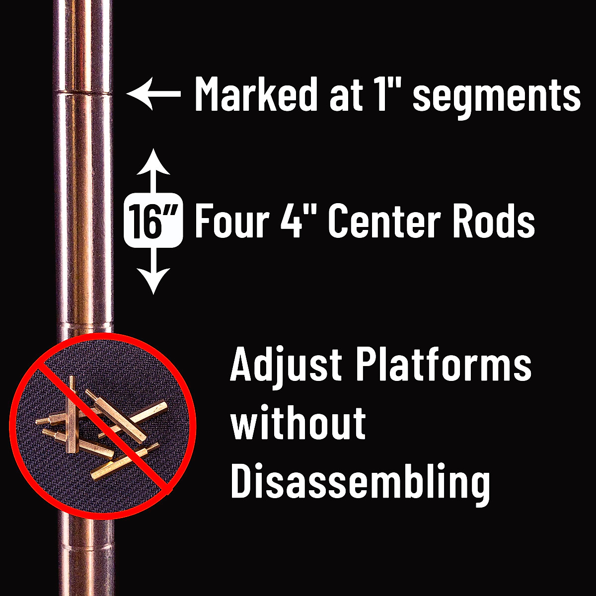 3D Combat Risers – Elite Set | Quick Change Height Feature | Multiple Platforms | Flyer Flight Stand