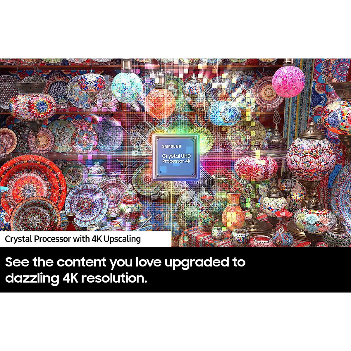 SAMSUNG 75-Inch Class CU8000 Series 4K Crystal UHD Smart TV with Dolby (UN75CU8000DXZA)