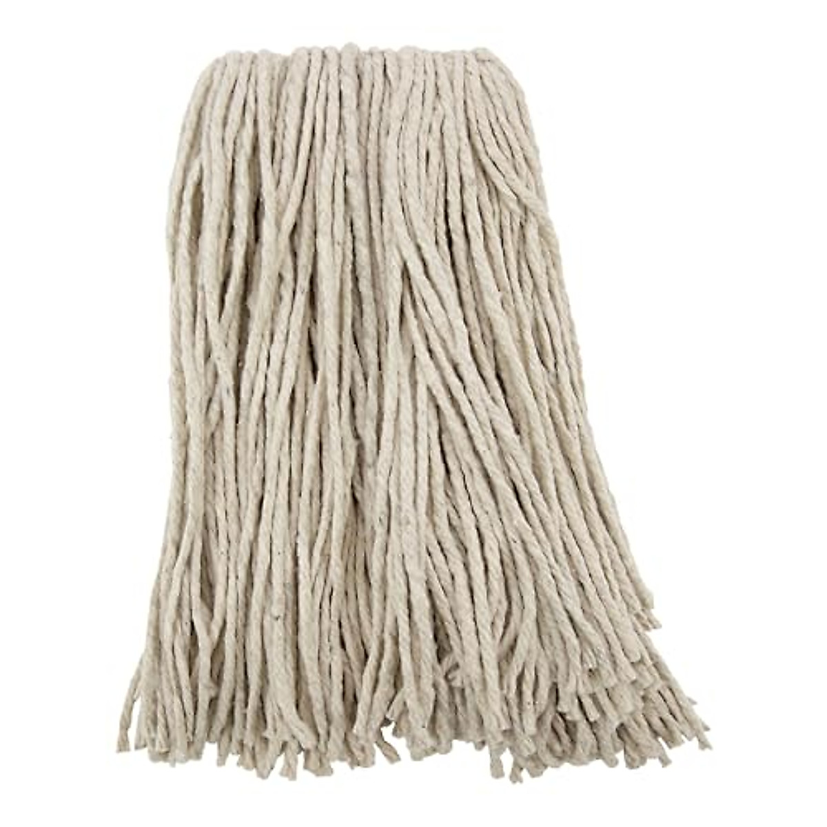 Boardwalk BWK216CCT 16 oz. Cotton Premium Cut-End Wet Mop Heads - White (12/Carton)