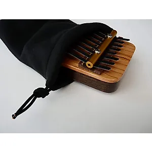 Zither Heaven Artisan Pentatonic 8 Note Black Walnut w/Cherry top Thumb Piano made in the USA