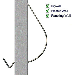 24pc Set ALAZCO Super Hooks - Hang Pictures Mirrors Clocks Wall Art Without Any Tool, Hammer, Nails or Drilling! Excellent Quality!