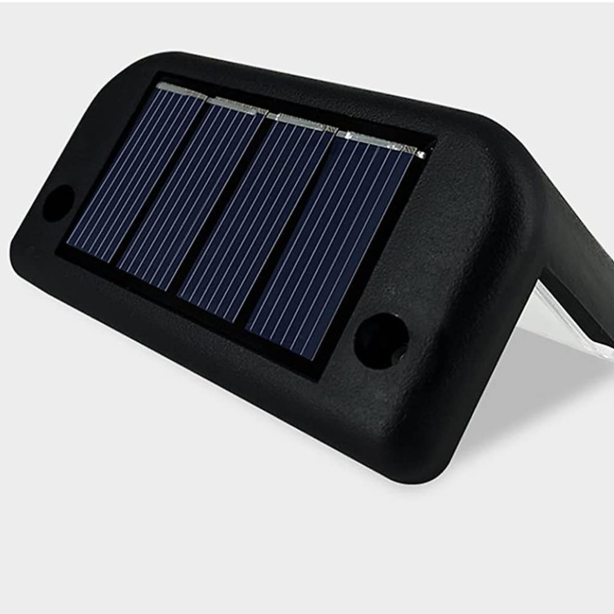 ZHUANYIYI 4 Pieces, Outdoor Solar Stair Lighting, Garden Fence Aisle Lighting Landscape Light, Home Garden Pavement Step Waterproof Decorative Light