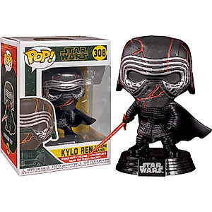 POP Star Wars: The Rise of Skywalker - Supreme Leader Kylo Ren Funko Vinyl Figure (Bundled with Compatible Box Protector Case), Multicolor, 3.75 inches