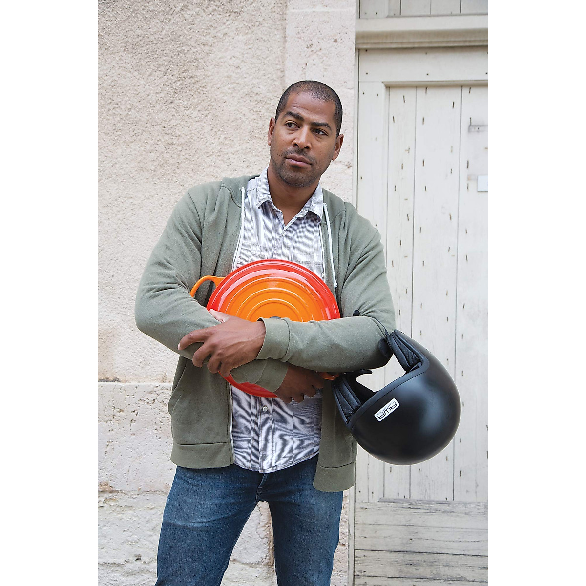 Le Creuset Enameled Cast Iron Signature Braiser, 3.5 qt., Flame