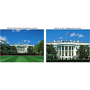 58MM HD 2.2X High Definition Super Telephoto Lens for Canon EF-S 18-55mm f/3.5-5.6 is II Lens USM & Non USM Lens