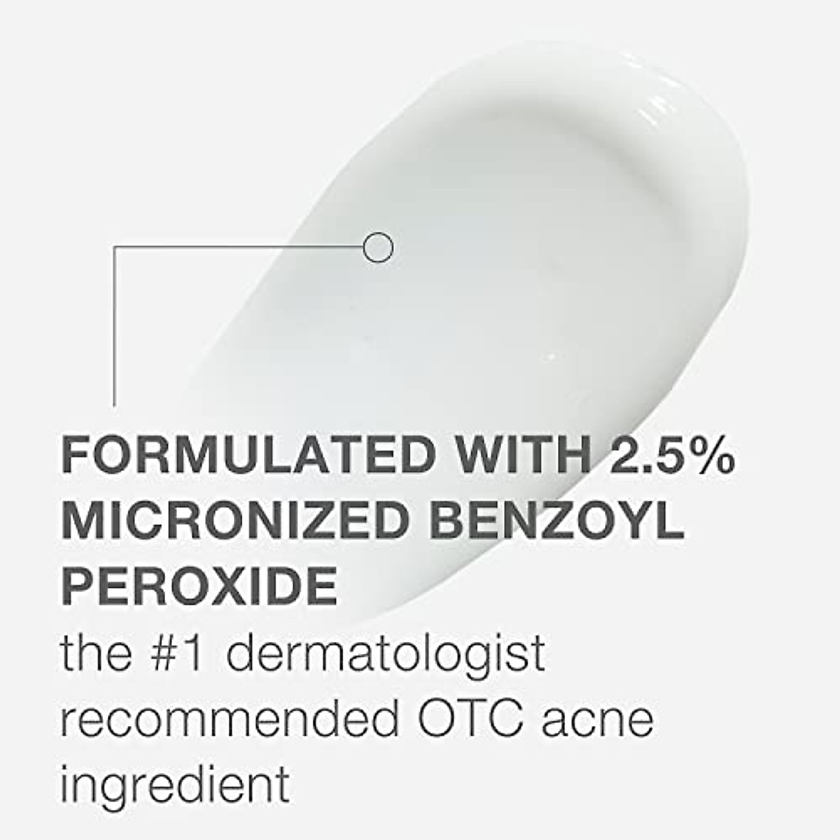 Neutrogena Stubborn Acne AM Face Treatment with 2.5% Micronized Benzoyl Peroxide Acne Medicine, Oil-Free Daily Facial Treatment to Reduce Size & Redness of Breakouts, Paraben-Free, 2 oz