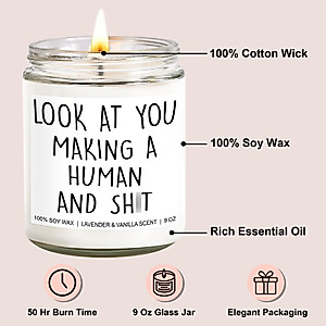 Younift Look at You Making a Human Candle, New Mom Gifts, New Dad Gifts, New Parents Gifts for Couples, Gender Reveal Gifts, Christmas, Funny Baby Shower Gifts, Pregnancy Gifts for Expecting Mom