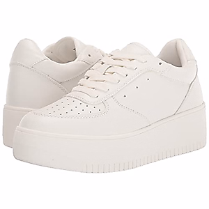 Steve Madden Women's Rocket Sneaker, White, 8.5