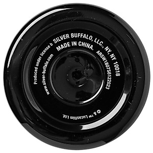 Silver Buffalo Star Wars Stainless Steel Water Bottle with Swivel Handle Featuring Star Wars Logo, 20 Ounces