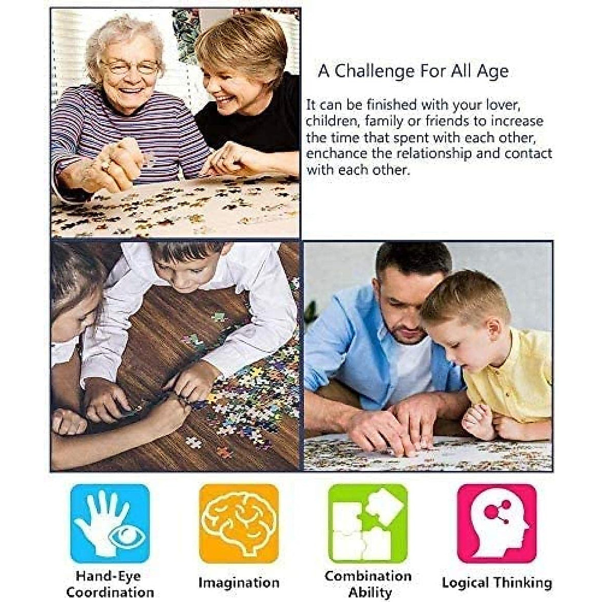 PuzzleTree-6000piece PuzzlesFun Intellectual Toys Family Game Play Collection Best Gifts for Family, Office, Friends