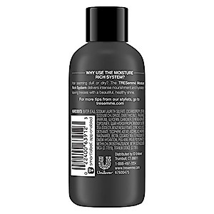 TRESemmé Rich Moisture Hydrating Shampoo for Dry Hair Formulated With Pro Style Technology 3 Fl Oz