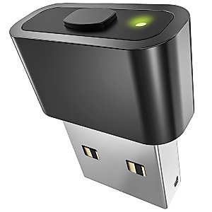 Geyes Mouse Jiggler, Undetectable Mouse Mover Device Has Two Swing Modes Jiggle and Multi-Track,Keeps for Computer/Laptop Awake, Driver-Free, Plug-Play with USB-C Adapter (Metal Black)
