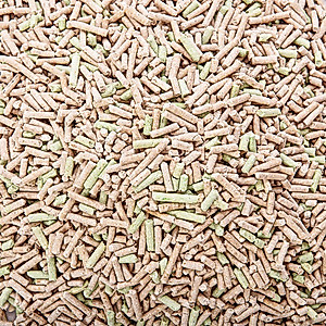 Rufus & Coco Wee Kitty Eco Plant Tofu Cat Litter | Natural Flushable Clumping Cat Litter | Low Tracking Biodegradable Soy Pellets | Super Absorbent Soy Bean Fibres 8.8 lbs