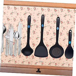 DOITOOL 2 Rolls Waterproof Shelf Liners Kitchen Drawer Mats Anti- Oil Rose Strawberry Printed Cupboard Pad Refrigerator Liners Table Place Mat for Kitchen Cabinet