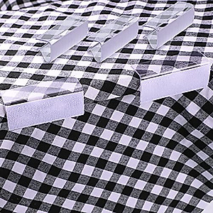 Table Skirting Clips Table Skirt Clips Table Cover Tablecloth Clips Clear Tablecloth Clips Clear Table Edge Clips for Indoor Outdoor Events Wedding Meeting Party Picnic Banquet (12 Pieces)