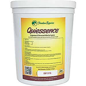 Quiessence Foxden Equine 3.5 lb Banana Flavored Magnesium Pellets Founder Calming Sore Muscle Supplement